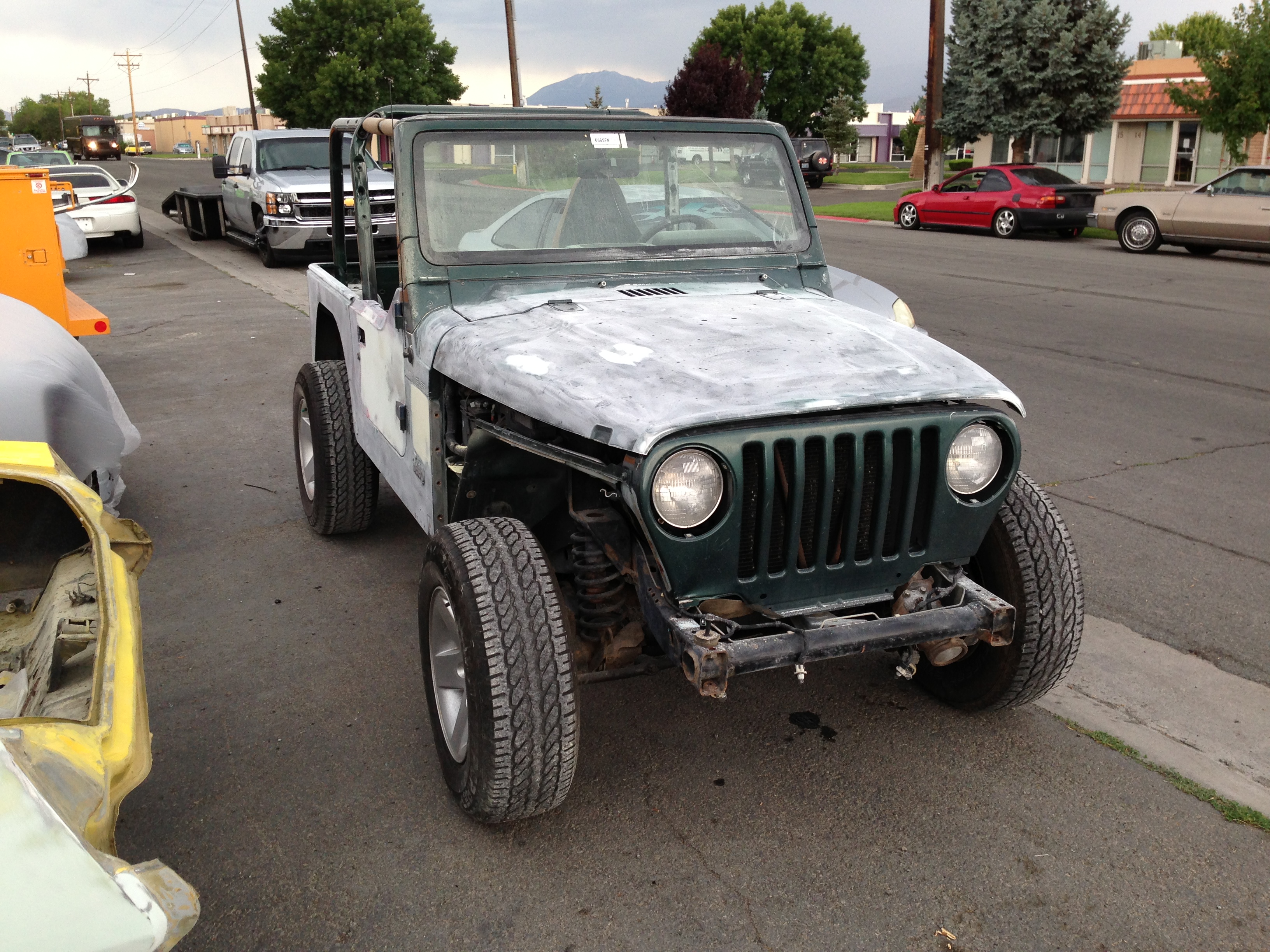 The Keep It Simple Jeep TJ On Leaf Springs - It's Free! : Marked ...